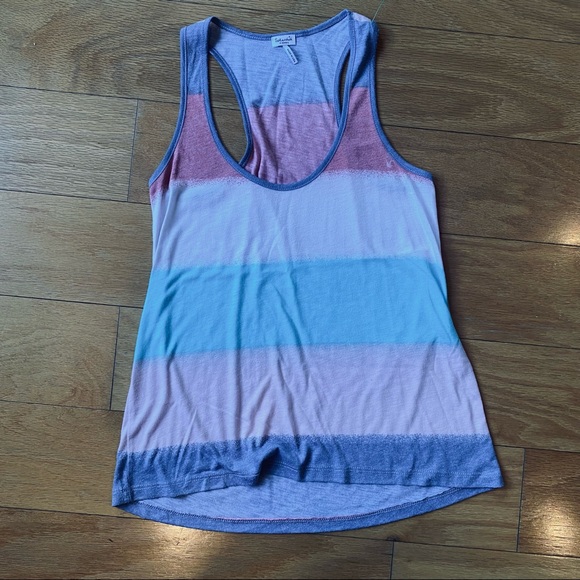 Splendid | Tops | Splendid Rainbow Striped Swing Tank | Poshmark